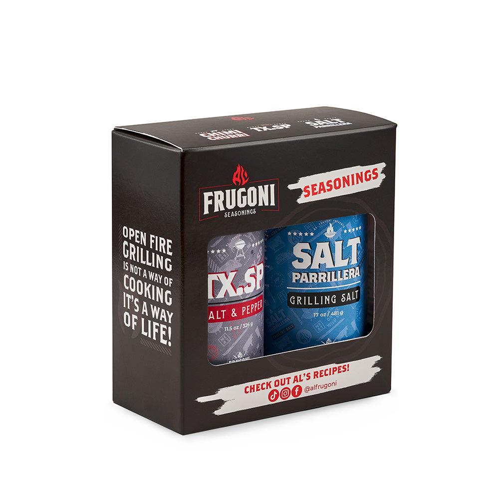 Al Frugoni | Salt Combo | TX Salt & Pepper + Grilling Salt